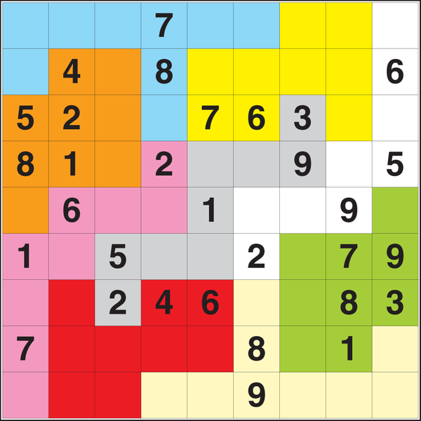 Sudoku Shapeshifter Easy #0476